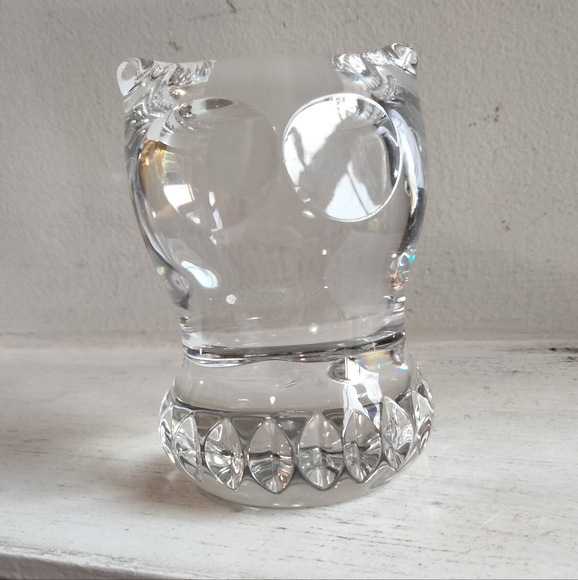 Spode | Art | Vintage Spode Artisan Signed Clear Crystal Glass Owl ...